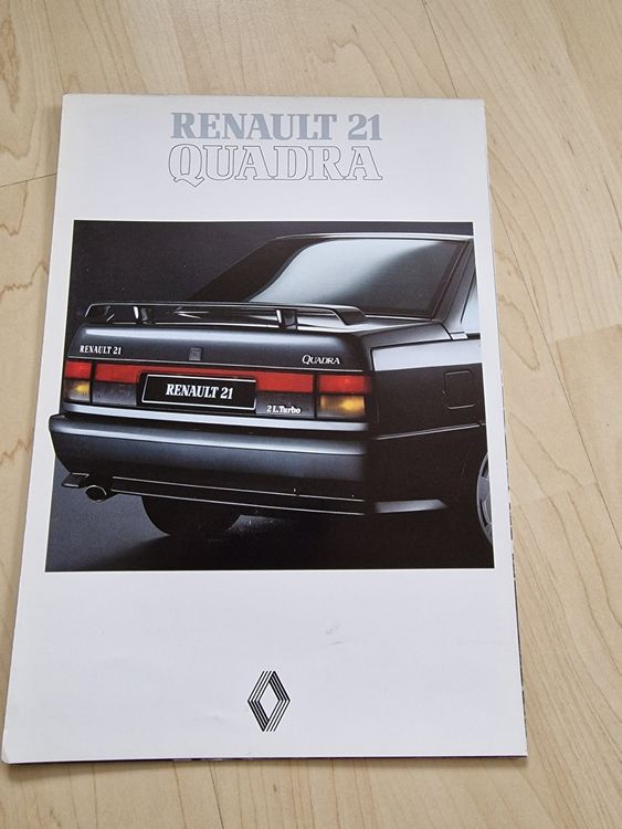 Renault 21 Turbo Quadra Prospekt brochure (Gebraucht) in Mumpf für CHF ...