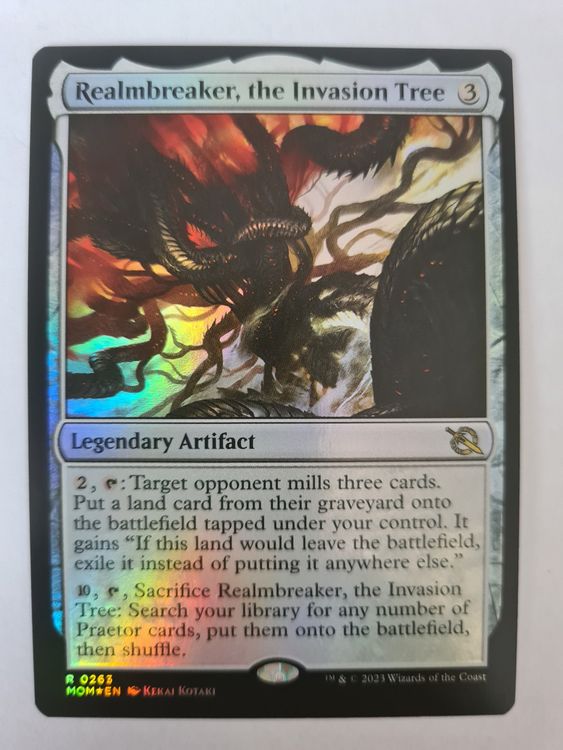 MTG, Realmbreaker, the Invasion Tree, MOM-0263, FOIL (Neu (gemäss ...