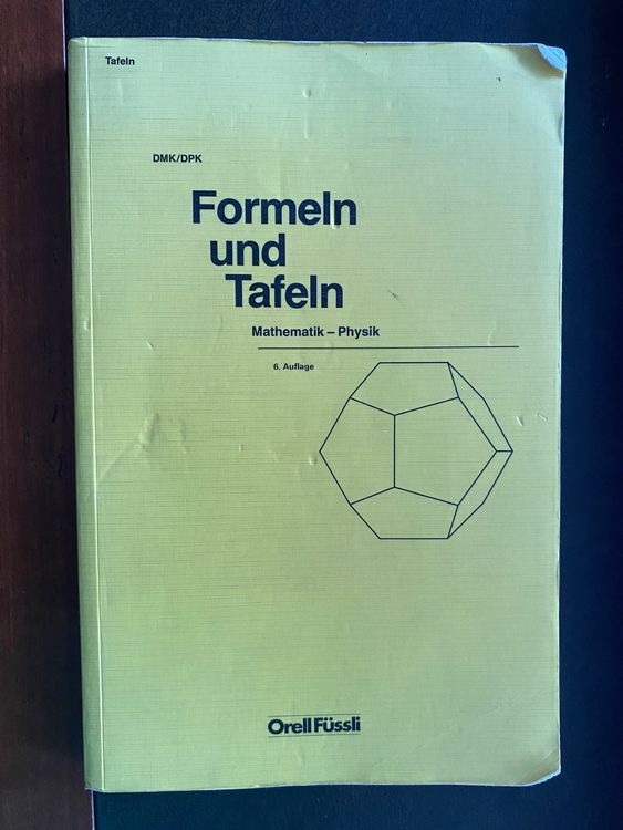 Formeln und Tafeln - Mathematik - Physik. (Lernmaterialien) (Gebraucht ...
