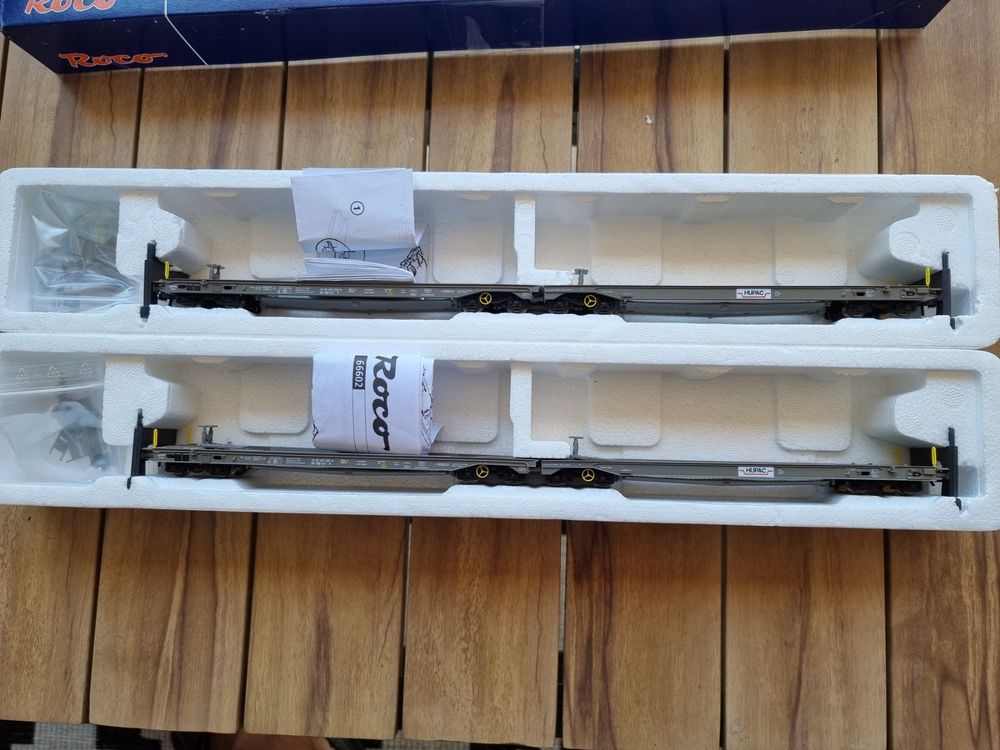 Roco 66603 66602 Doppelwippenwagen (Gebraucht) in Kreuzlingen für CHF ...