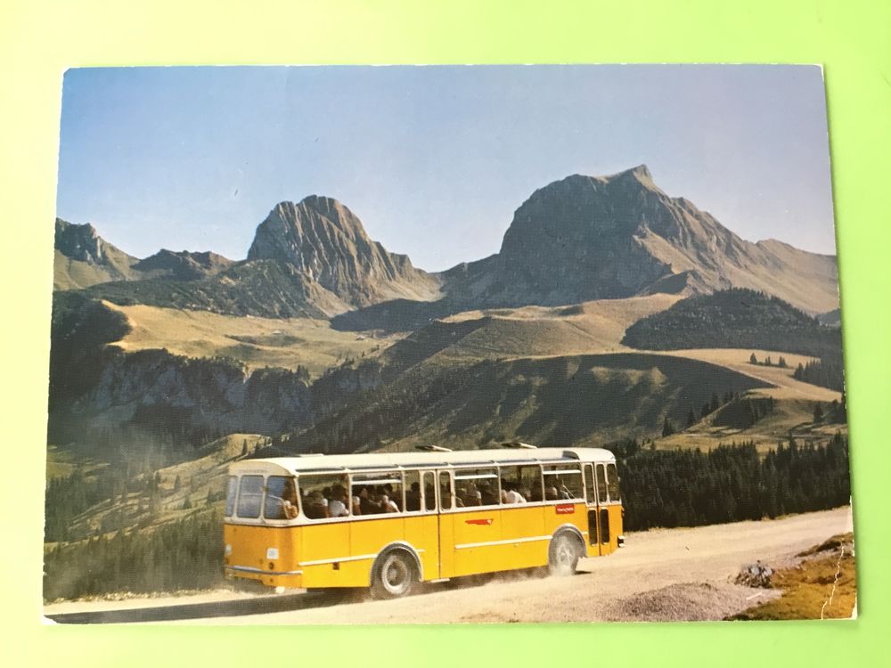 AK Postauto Autobus Saurer FBW Gantrisch Gurnigel (Gebraucht) in münchenbuchsee für CHF 6 – mit ...