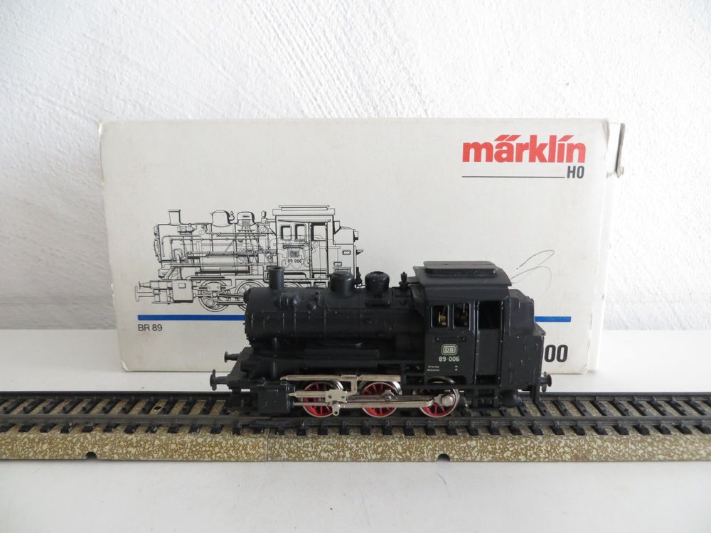 Märklin H0: Dampflok BR 89 der DB, schwarz, 3000, WS, OVP | Kaufen auf Ricardo