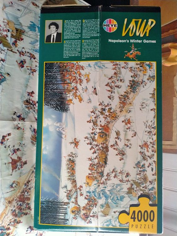 Rare Puzzle von Heye LOUP 4000 Teile Napoleon`s Winter Games (Gebraucht ...