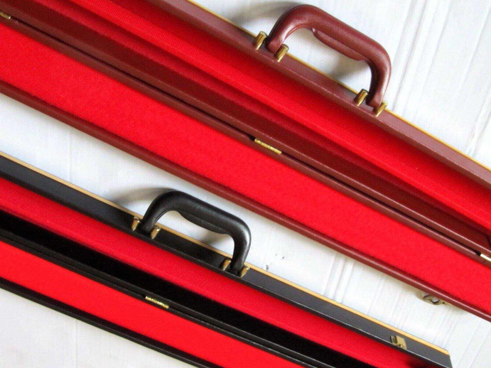 Billard Queue-Koffer Case Kunstleder-Sperrholz Koffer NEU (Neu und ...