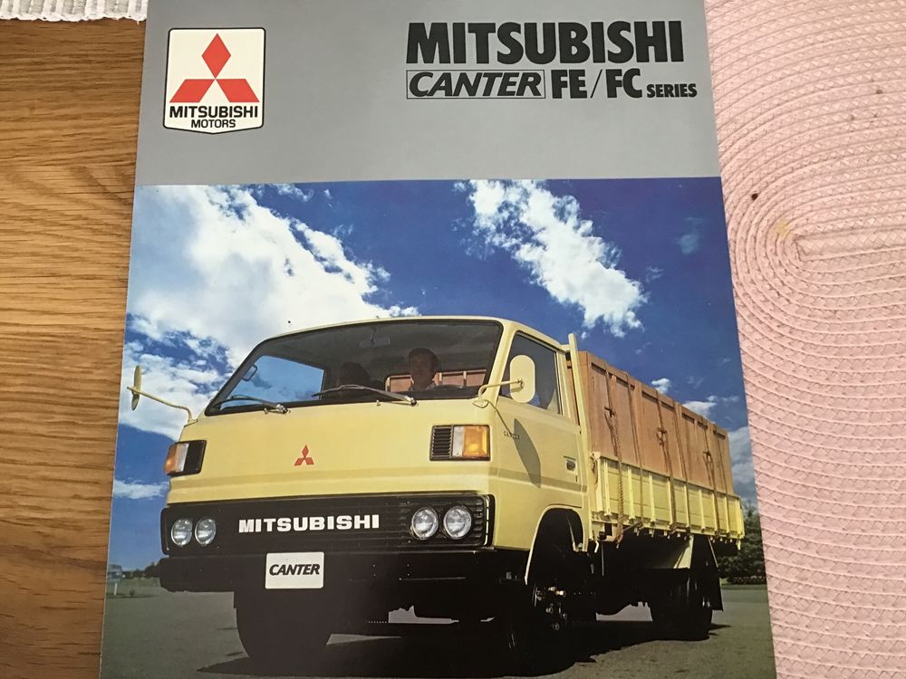 Mitsubishi Canter FE/FC Series Verkaufsprospekt 4 Seiten (Gebraucht) in ...