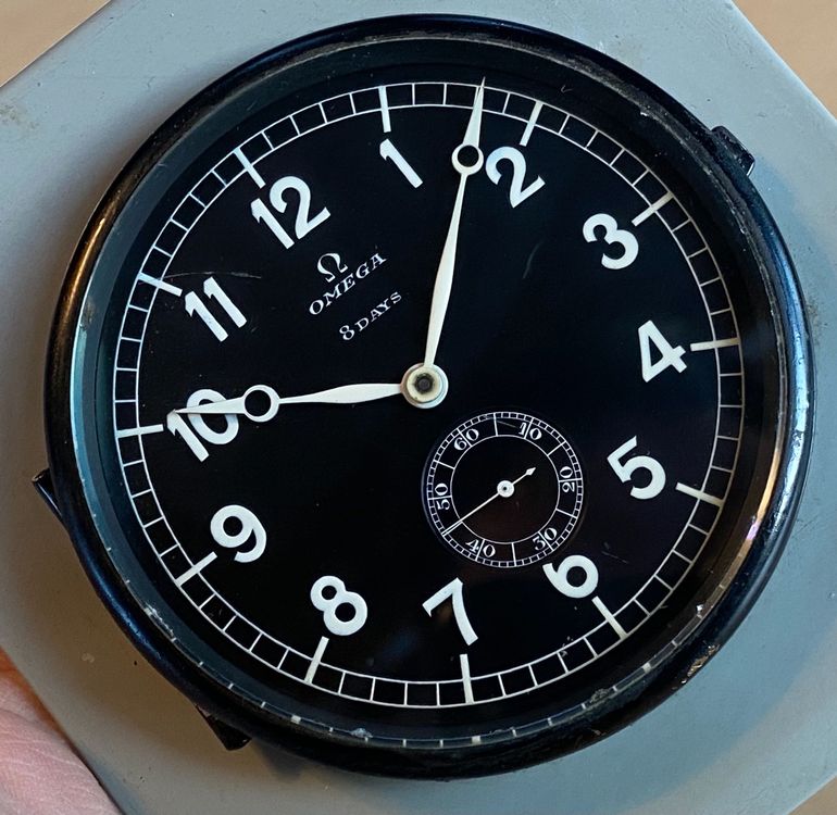 Rare 1940 OMEGA Car Clock *SAURER* WW2! (Gebraucht) in Bôle für CHF 396 ...