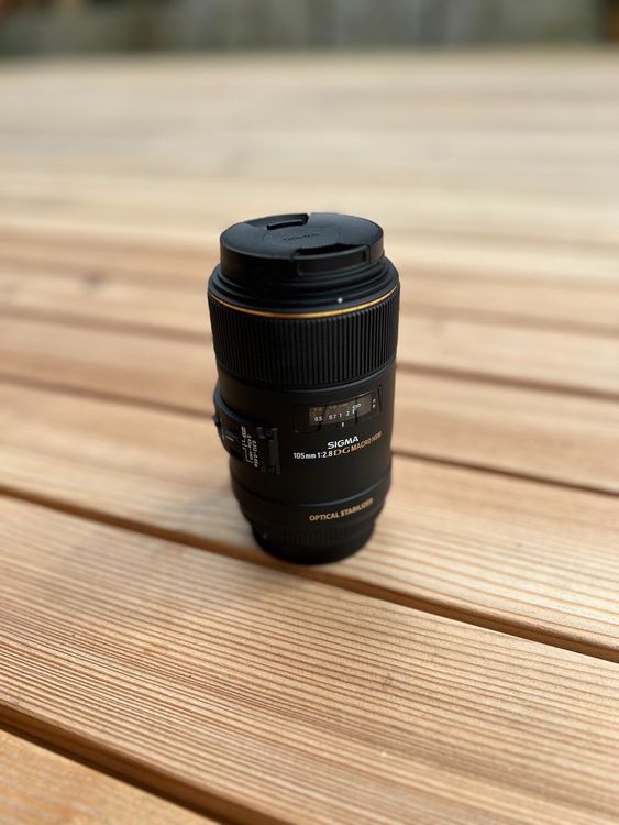 SIGMA 105mm F/2.8 EX DG OS HSM Makro für Canon (Gebraucht) in Würenlos für CHF 150 – mit ...