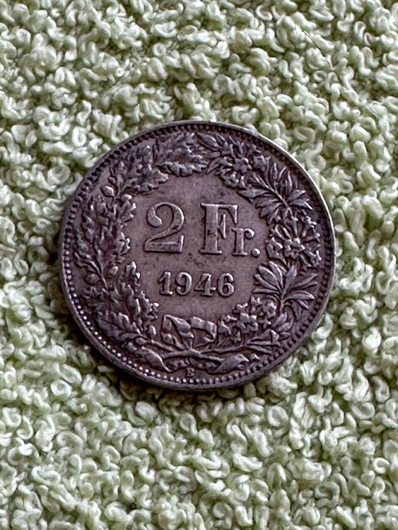 Schweizer Münze Fr. 2.- 1946 (Gebraucht) in Obergerlafingen für CHF 5 – mit Lieferung auf ...
