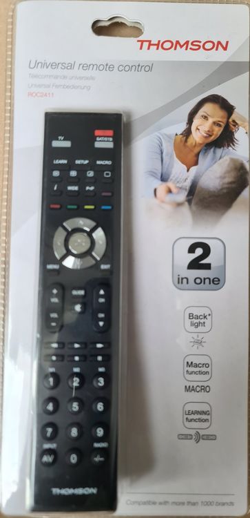 Thomson Universal-Fernbedienung 2 in 1 (Neu und originalverpackt) in ...