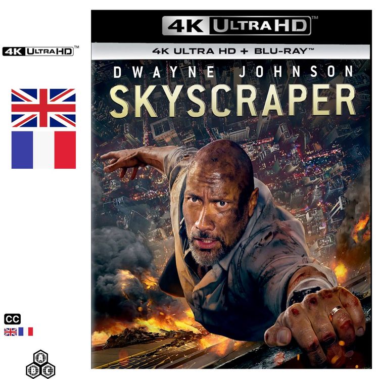 Skyscraper (2018) - 4K Ultra HD + Blu-ray (Neu und originalverpackt) in ...