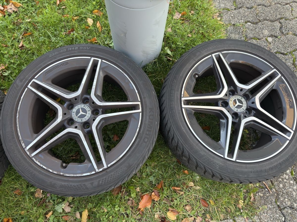 4x Mercedes A-Klasse AMG Felgen 18 Zoll (Gebraucht) in Effretikon für ...