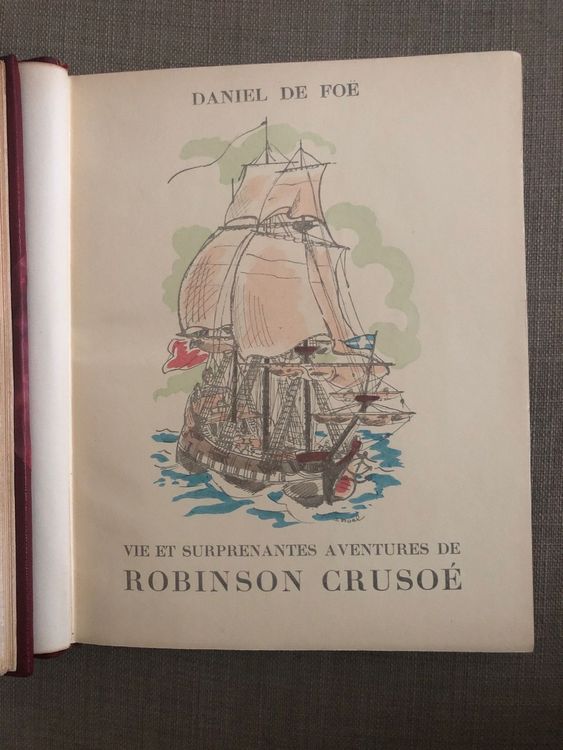 Livre rare - Daniel de Foë - Robinson Crusoé (Gebraucht) in Tolochenaz ...