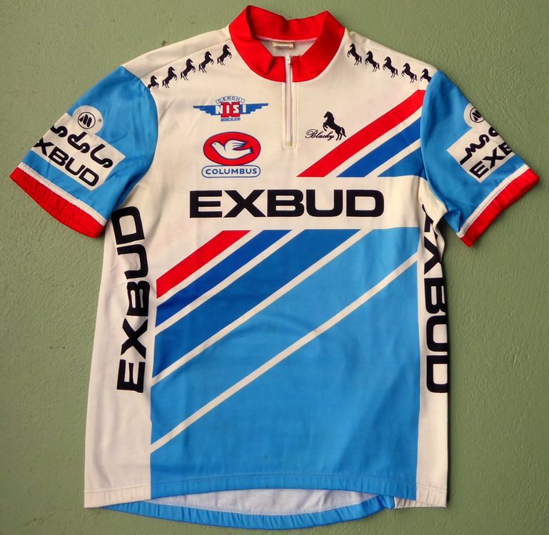 orig. vintage Team EXBUD COLUMBUS BLACKY Velotrikot von 1989 | Kaufen ...