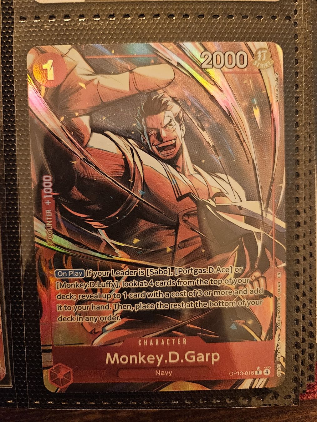 One piece card OP13-016 AA -, Carrying one his will Set. (Neu (gemäss ...