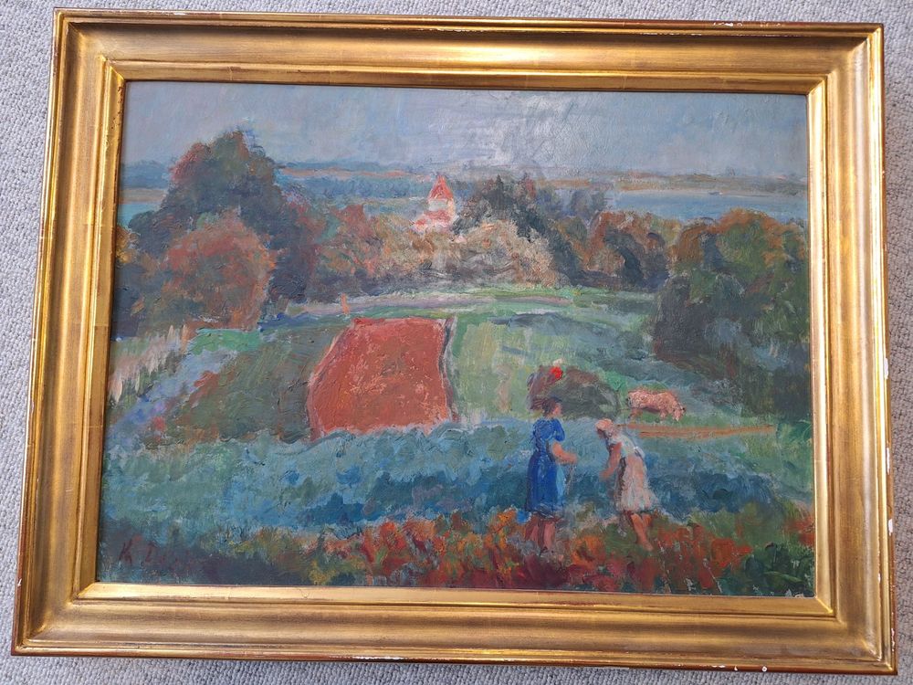 Karl Dick Originalgemälde Insel Reichenau (Gebraucht) in DomatEms für CHF 155 – nur Abholung auf ...