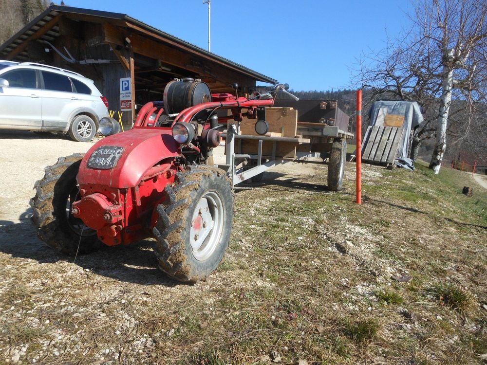 Einachser AEBI AM 70 1967 avec remorque (Gebraucht) in Plagne für CHF 700 – mit Lieferung auf ...