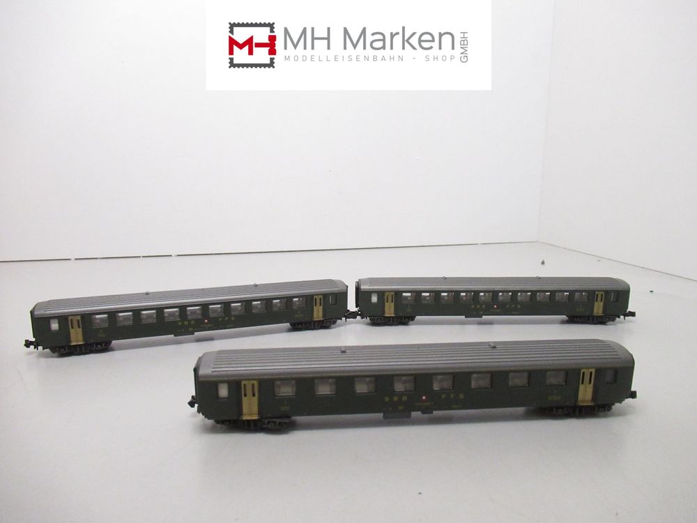Lima Minitrain 320328 + 2x 320329 SBB CFF FFS EW 1 ohne OVP (Gebraucht ...