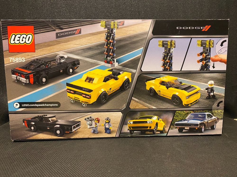 LEGO Speed Champions, 75893, Dodge Challenger/Charger R/T (Neu und ...