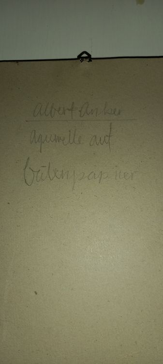 Albert Anker Aquarelle sign. (Gebraucht) in Teufen für CHF 1750 – mit Lieferung auf Ricardo kaufen