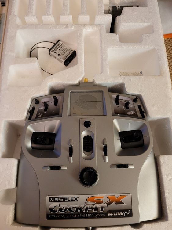 Multiplex Cockpit SX, 7 Kanal, M-Link, 2.4 Komplettset, Neu (Neu ...