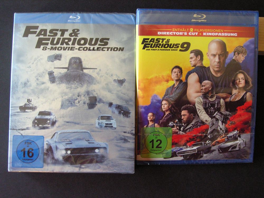 The Fast and the Furious 1-9 Bluray Collection (Neu und originalverpackt) in Zuzwil SG für CHF ...