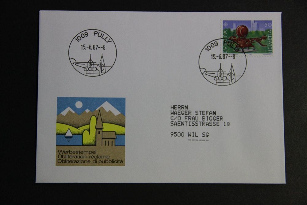 Schweiz 1987 - 1009 Pully (Neu (gemäss Beschreibung)) in Jona für CHF 0 ...