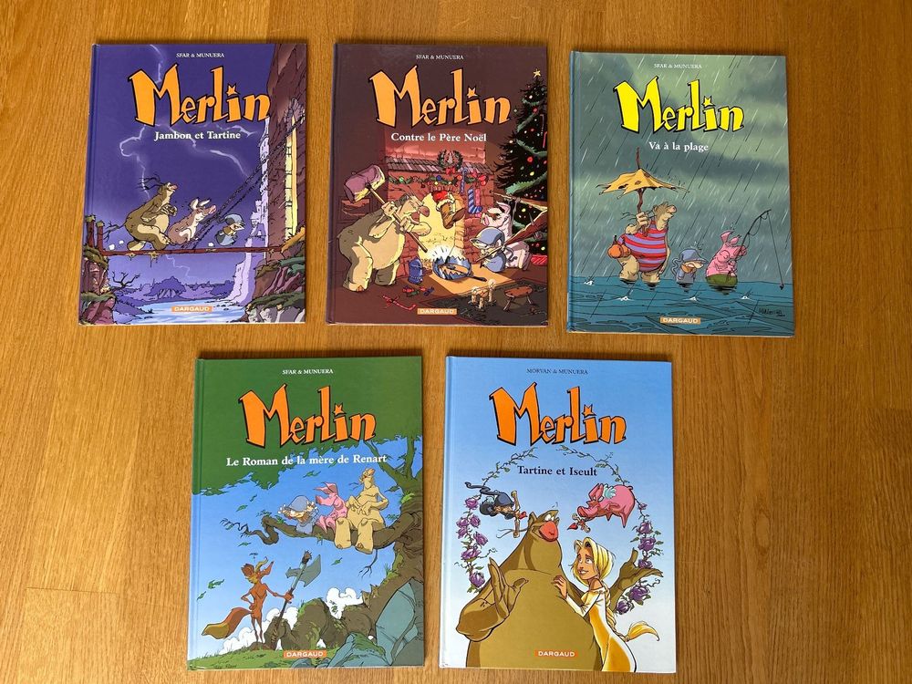 Merlin, tomes 1 à 5, Sfar & Munuera / Morvan & Munuera | Kaufen auf Ricardo