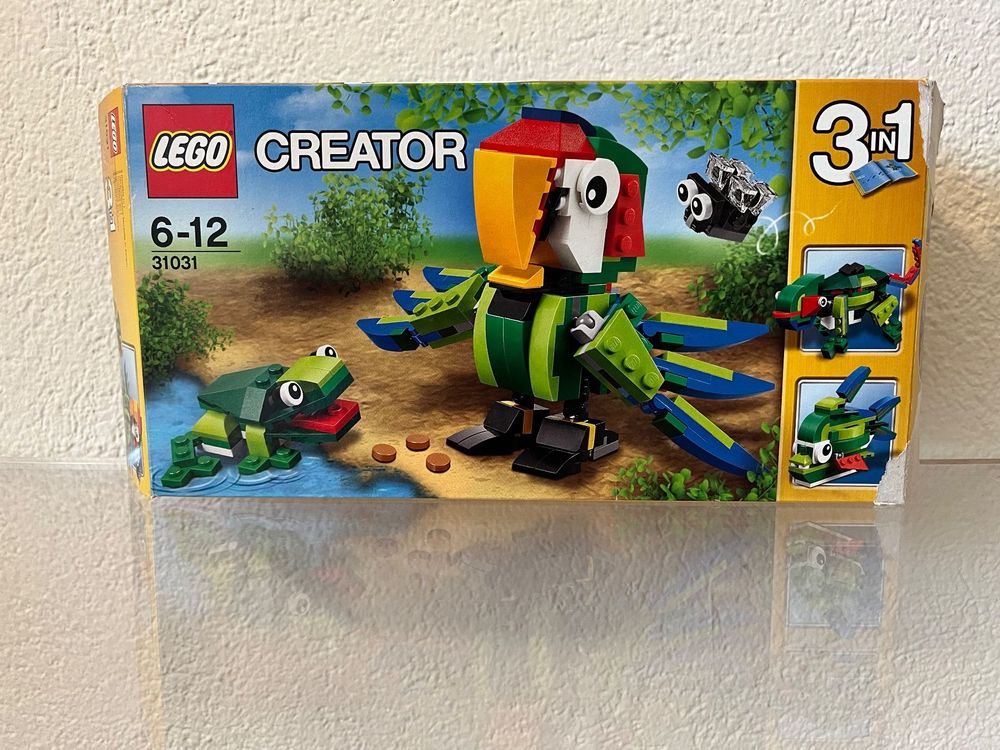 LEGO Creator 3-in-1 Set Nr. 31031 - Regenwaldtiere (Gebraucht) in ...
