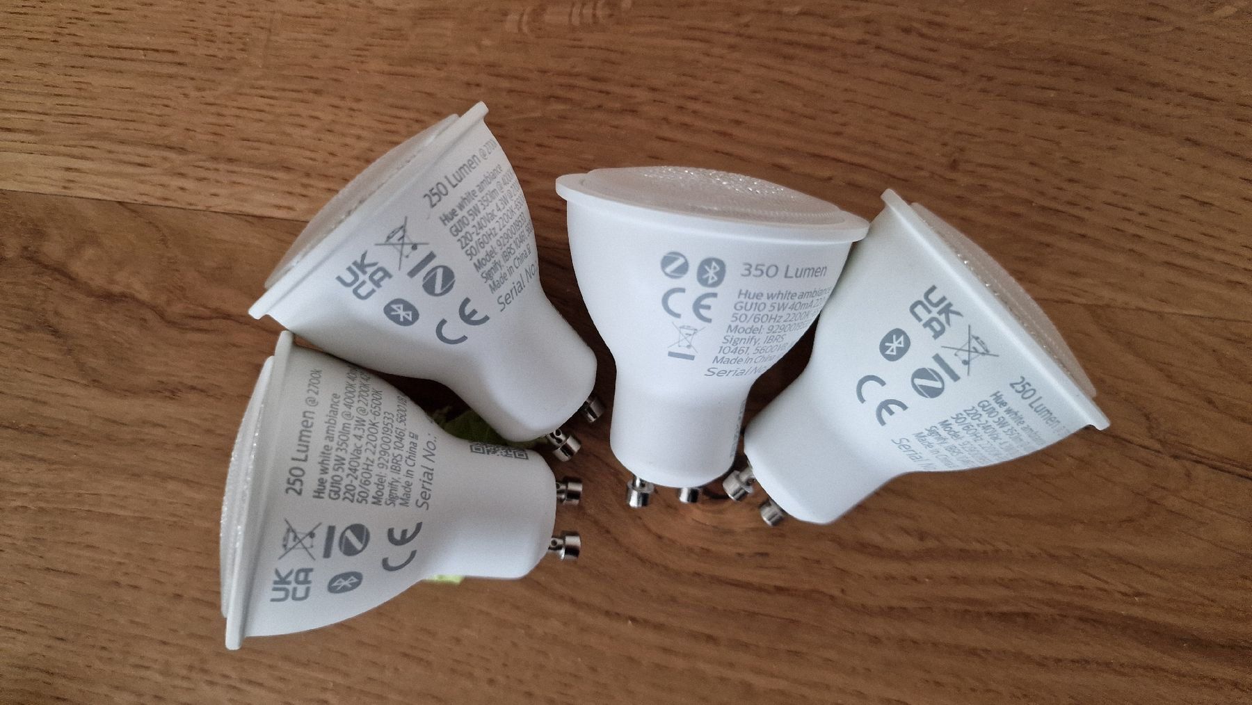 4 Philips Hue White Ambiance GU10 LED Lampen (Gebraucht) in Uster für ...