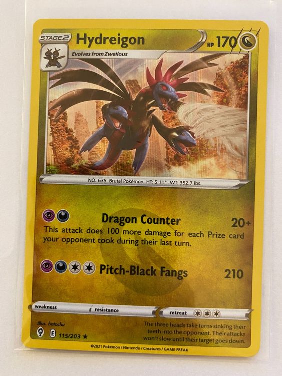Pokemon Hydreigon 115/203 Holo Evolving Skies EN | Kaufen auf Ricardo