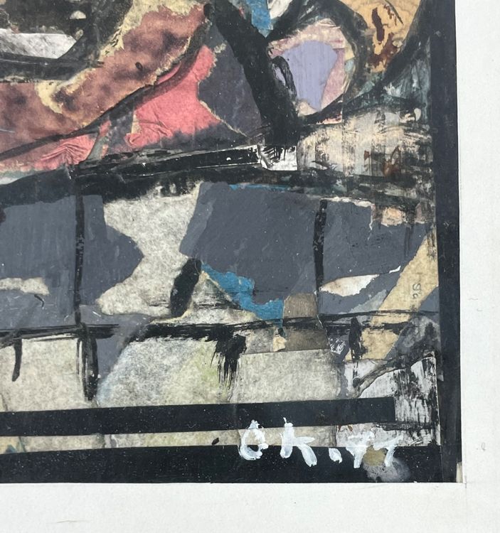 Otto Klein (1906-1994) Mischtechnik Collage (Gebraucht) in Root für CHF 30 – mit Lieferung auf ...
