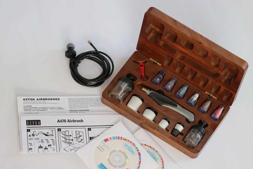 Aérographe Airbrush AZTEK Set A4709 (Neu und originalverpackt) in La ...