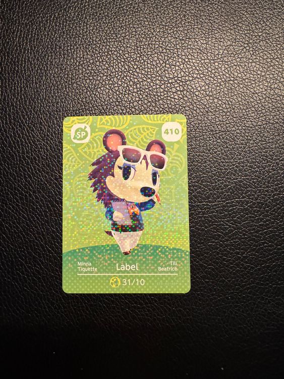Animal Crossing Amiibo Karte Mina Nr. 410 (Gebraucht) in Rheineck für CHF 3 – mit Lieferung auf ...