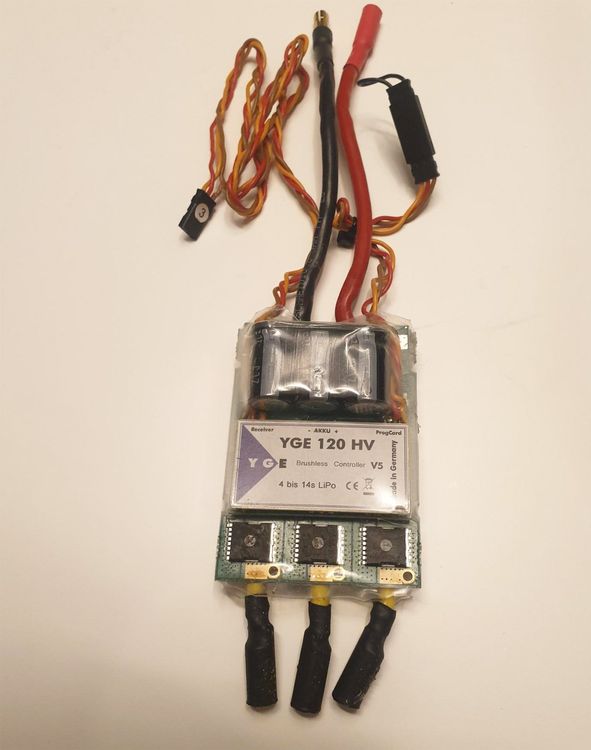 Regler YGE Hochvolt 14S 120A (Gebraucht) in Lupfig für CHF 169 – mit Lieferung auf Ricardo kaufen