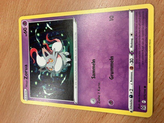Pokemon Hisui-Zorua 075/196 | Kaufen auf Ricardo