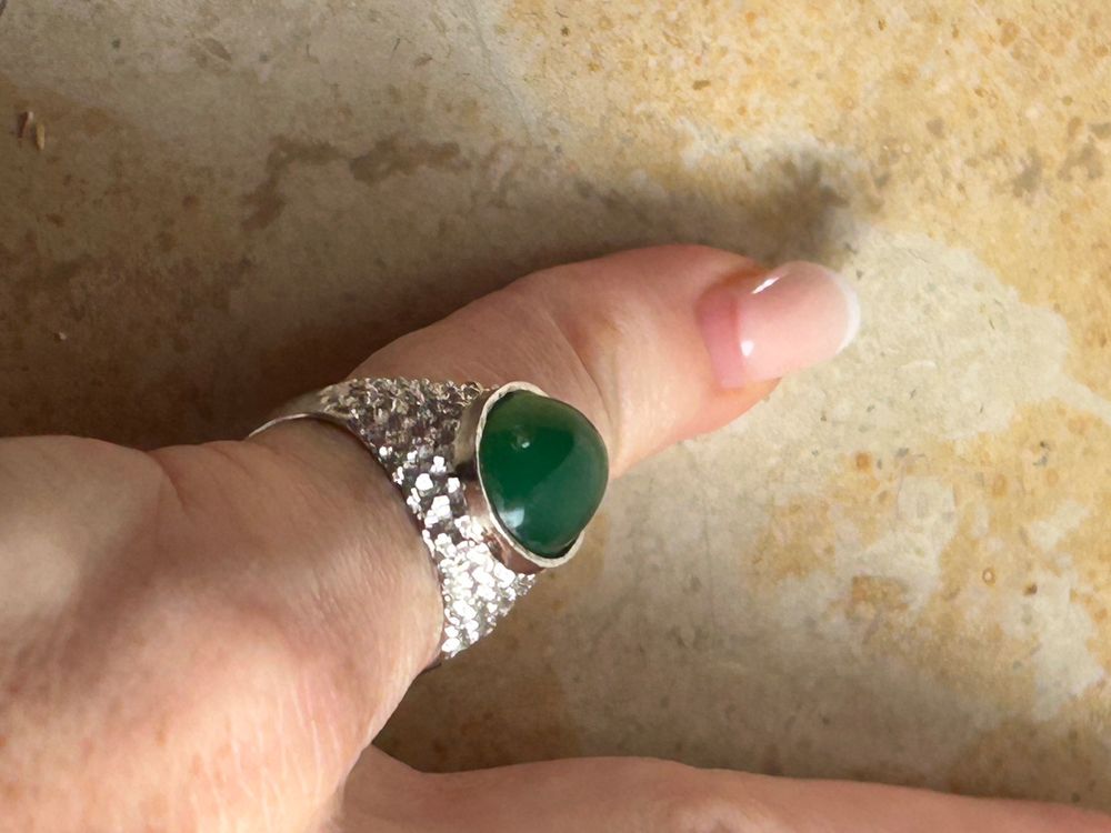 Vintage Ring edel GREEN (Grösse 53) (Gebraucht) in Dittingen für CHF 25 ...