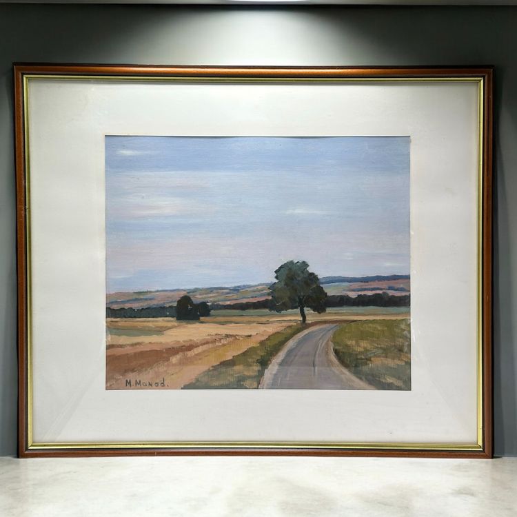 MIREILLE MONOD paysage de campagne huile sur carton (Gebraucht) in Morges für CHF 20 – mit ...