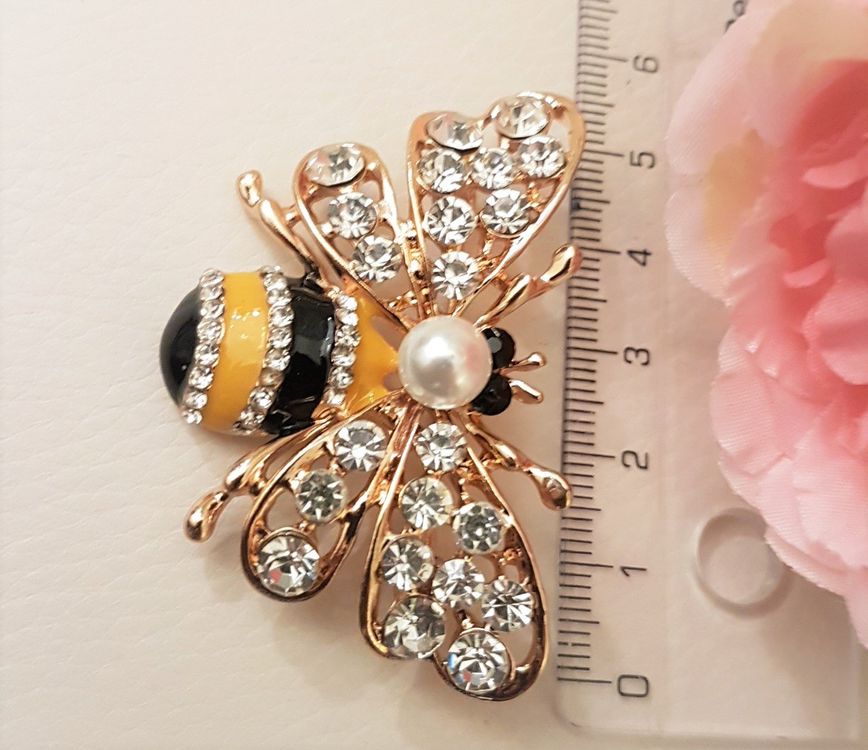 broche #74, style vintage/ neue Brosche "belle abeille" (Neu und ...