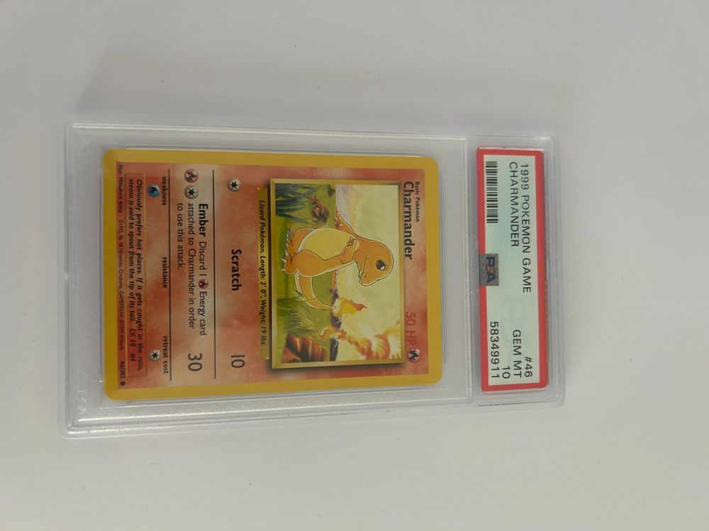 Charmander PSA 10 Base Set - EN (Gebraucht) in Reinach BL für CHF 109 ...