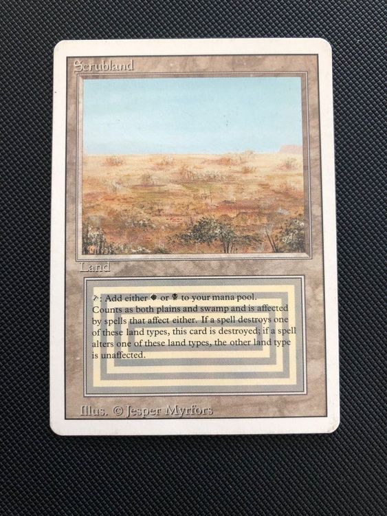 MtG - Scrubland (Revised) (Gebraucht) in Belp für CHF 225 – mit ...