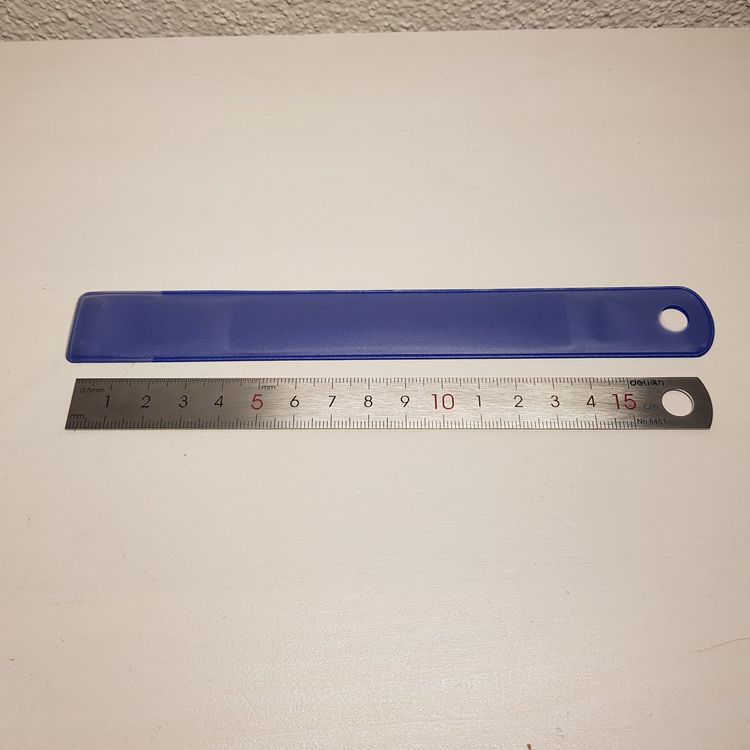 Massstab / Lineal Metall 150 mm biegbar inkl. Schutzhülle | Kaufen auf ...