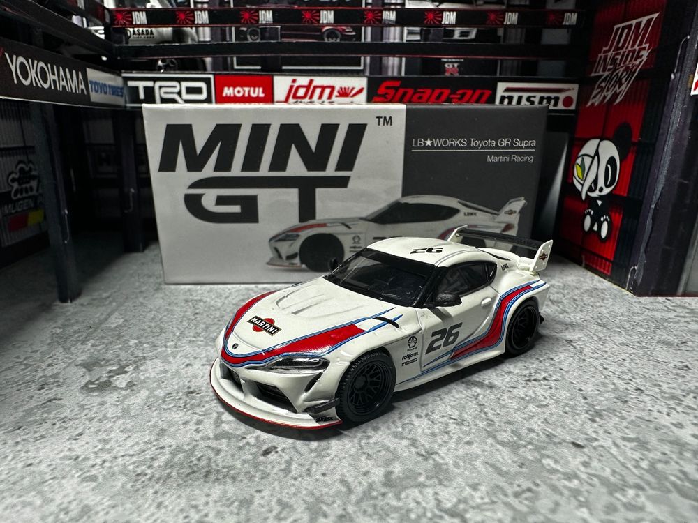 MiniGT LB WORKS Toyota GR SUPRA MK5 Martini Racing 1:64 (Gebraucht) in ...