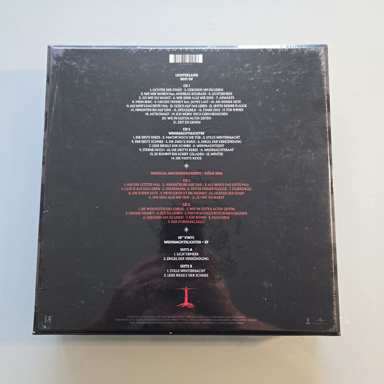 Unheilig - Lichterland Best of Limited Super Deluxe Box -OVP (Neu und ...