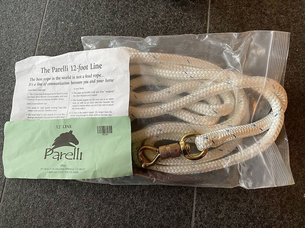 NEU: Parelli Seil / Strick 3.7m (12 foot) weiss (Gebraucht) in Zürich ...