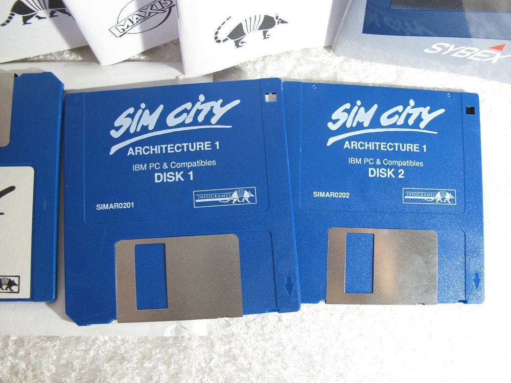Sim City Game - Retro Floppy Disk Version 1989 (Gebraucht) in Blauen ...