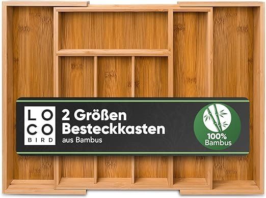 Besteckkasten für Schubladen aus Bambus,Ausziehbar bis zu5-7 | Kaufen auf Ricardo