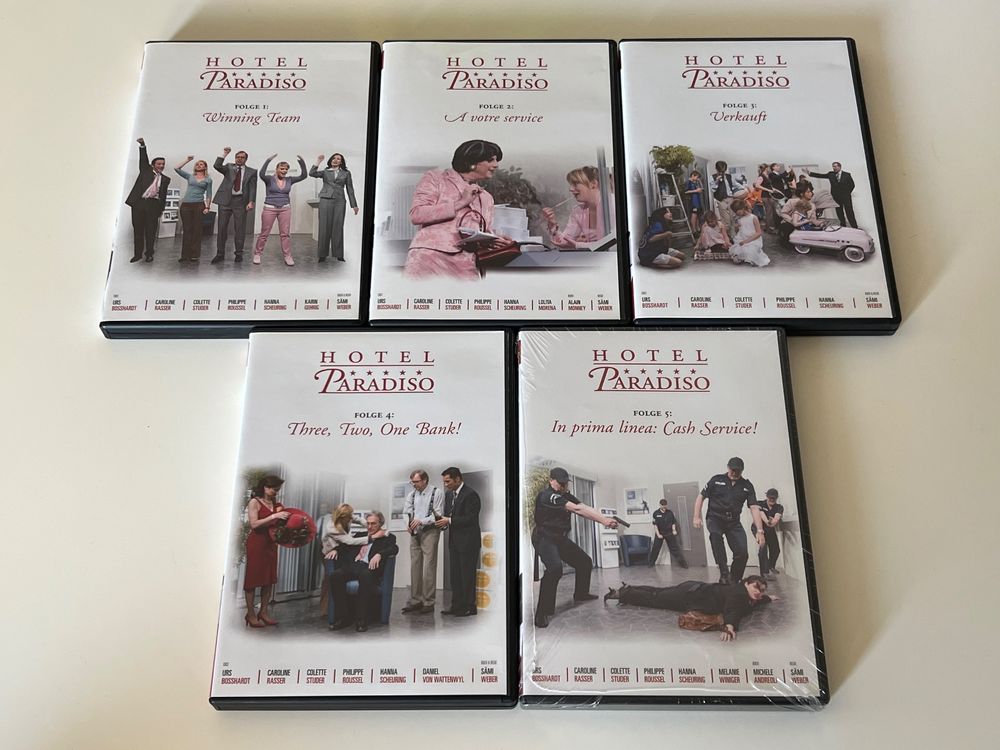 Hotel Paradiso -1-5 DVD Set Urs Bosshardt Caroline Rasser (Neu (gemäss ...