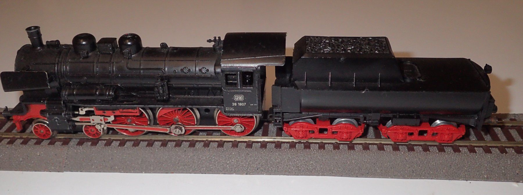 Märklin H0 AC: DB Dampflok Nr 38 1807 - Art. 3098 - Analog (Gebraucht ...