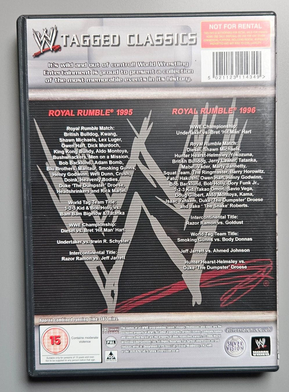 WWE Tagged Classics Royal Rumble 1995 + 1996 2 DVD WWF WCW (Gebraucht ...