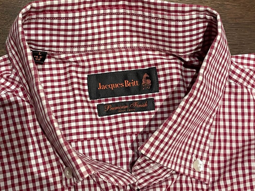 Jacques Brit Shirt / Hemd Gr. 42 - 16,5 - L Red Checkered | Kaufen auf ...